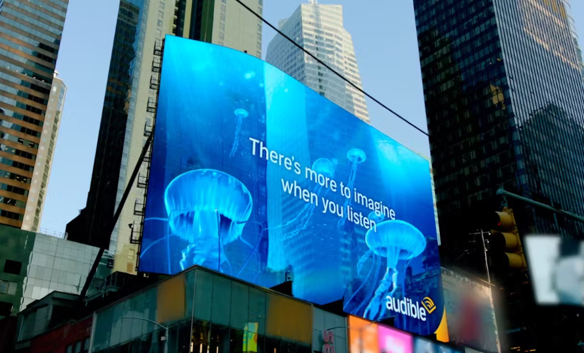 DOOH | Audible Launches Largest AR Ad Campaign